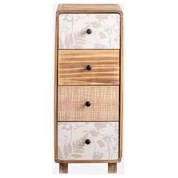 Kommode Heine HOME, rosa (natur, altros&eacute;), B:30cm H:74cm T:30cm, MDF, Sideboards, Kommode