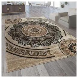 Teppich Paco Home "Sinai 077", braun, B:80cm H:13mm L:150cm, Kunstfaser, Teppiche, Teppich, Kurzflor, Ornamente in dezenten Farbt&ouml;ne, Kundenliebling