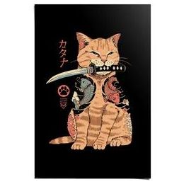 Poster Reinders "Vincent Trinidad - catana", schwarz (farbe bild(er): schwarz), B:61cm H:91,5cm T:0,1cm, Bilder, Poster, Hobbyraum - Schwarz - 150 gr. Papier - Ber&uuml;hmte K&uuml;nstler - 61x91,5 cm