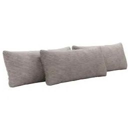 Sofakissen OTTO HOME "Mikado", grau (taupe), B:65cm H:25cm T:10cm, 100% Polyester, Polsterauflagen, Sofakissen, 3,5,6,7-teilige Kissen-Sets zur Auswahl