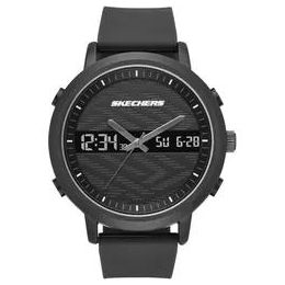 Chronograph Skechers "LAWNDALE", schwarz, Armbanduhren, Herren, Chronograph, Quarzuhr, Armbanduhr, Herrenuhr, analog, digital, Stoppfunktion, Datum