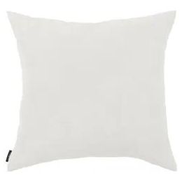 Dekokissen HOMING "Monaco" Gr. 2, wei&szlig; (wei&szlig;, unifarben), B:40cm L:40cm, Polyester, Dekokissen_Sitzkissen_Kissenh&uuml;llen, Pflegeleicht