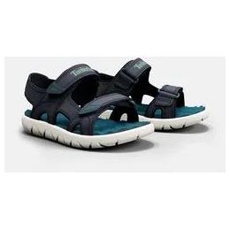Sandale Timberland "PERKINS ROW BACKSTRAP SANDAL", M&auml;dchen, Gr. 29 (11,5), blau (azur), Synthetik, Schuhe Sandale, mit Klettverschlu&szlig;