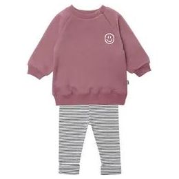 Sweatanzug Liliput "Smiley", M&auml;dchen, Gr. 98/104, bunt (mehrfarbig), 80% Baumwolle, 20% Polyester, bedruckt, Sportanz&uuml;ge, bestehend aus Leggings und Sweatshirt