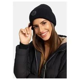 Beanie Marikoo "Effelin", Damen, schwarz, Obermaterial: 50% Viskose, 30% Nylon, 20% Polyester, M&uuml;tzen Beanie