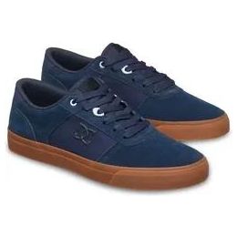 Sneaker DC Shoes "Teknic", Herren, Gr. 7(39), blau (dc navy, gum), Obermaterial:Obermaterial: Leder (Kuh) / Futter: Textil / Au&szlig;ensohle: Gummi;, Schuhe Sneaker