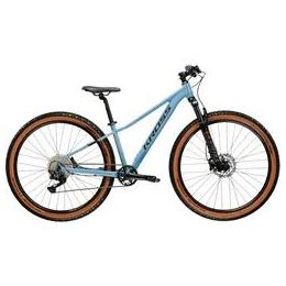 Jugendfahrrad KROSS "Jugend-MTB Level Jr 6.0" Gr. 36, blau (blau, schwarz), Fahrr&auml;der, Kinder, 36cm, 27,5+ Zoll (69,85cm) hinten: 27,5+ Zoll (69,85cm)