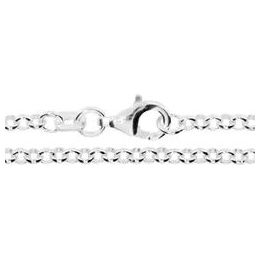 Silberkette OSTSEE-SCHMUCK "OSTSEE-SCHMUCK Kette Erbs 2,5 mm Kette Erbs 2,5 mm" Gr. 45, silber, Halsketten, Damen, 45cm, Silber 925 (Sterlingsilber), L: 42, Silberkette