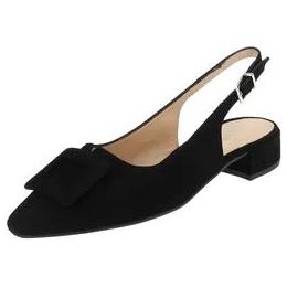 Pumps Peter Kaiser "Peter Kaiser Pumps Veloursleder", Damen, Gr. 37, schwarz, Veloursleder, Schuhe Pumps