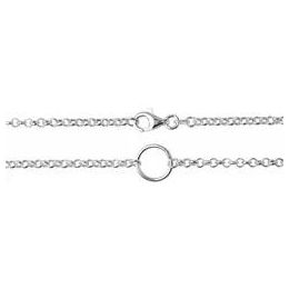 Gliederkette OSTSEE-SCHMUCK "OSTSEE-SCHMUCK Kette Charmskette Kette Charmskette", silber, Halsketten, Damen, 45cm, Silber 925 (Sterlingsilber), L: 45, Gliederkette