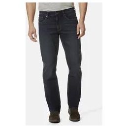 5-Pocket-Hose Stooker Men "Frisco Denim Straight Fit Jeans", Herren, Gr. 34, L&auml;nge 30, blau (mid blau used), Twill, 99% Baumwolle, 1% Elasthan, gerade lang, Hosen 5-Pocket-Hose, Straight Fit Casual Clean Wash Twill Coloured Comfort Flex f&uuml;r Herren