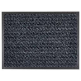 Fu&szlig;matte ANDIAMO "Venus, Made in Belgium", blau, B:58cm H:20mm L:78cm, Polypropylen (PP), Teppiche, Fu&szlig;matte, Schmutzfangmatte, meliert, rutschhemmender R&uuml;ckseite