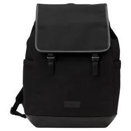 Marc O'Polo Rucksack MARC O'POLO "aus recyceltem Polyester", Herren, Gr. B/H/T: 32cm x 44cm x 15cm, schwarz, Polyester, Rucks&auml;cke Rucksack