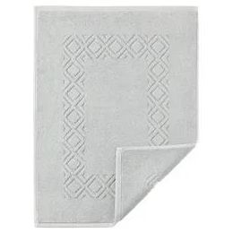 Badematte Egeria "Denver" Gr. 2, grau, H:8mm, Baumwolle, Badematten, Badematte