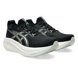 Laufschuh asics "GEL-NIMBUS 27", Damen, Gr. 40, schwarz (schwarz, lake grau), Textil, Schuhe Laufschuh