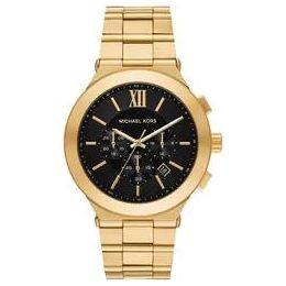 Chronograph Michael Kors "BILLIE", gold (gelbgoldfarben), Armbanduhren, Herren, Chronograph, Quarzuhr, Armbanduhr, Herrenuhr, Edelstahlarmband, analog, Tag