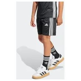 Trainingsshorts Adidas PERFORMANCE "TIRO 25 ESSENTIALS KIDS", Jungen, Gr. 128, N-Gr, schwarz-wei&szlig; (schwarz, wei&szlig;,), Obermaterial: 100% Polyester, Hosen