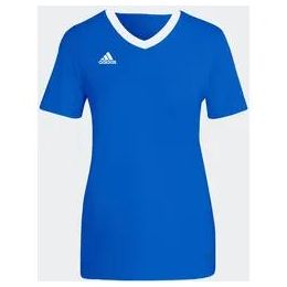Fu&szlig;balltrikot Adidas PERFORMANCE "ENT22 JSY W", Damen, Gr. S, blau (royal blau), Obermaterial: 100% Polyester, V-Ausschnitt, Trikots Fu&szlig;balltrikot