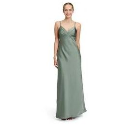Abendkleid Vera Mont "Damen schmal geschnitten", Damen, Gr. 36, Normalgr&ouml;&szlig;en, lila (real sage), Satin, Obermaterial: 100% Polyester; Futter: 100% Polyester, figurbetont lang, Kleider Abendkleid