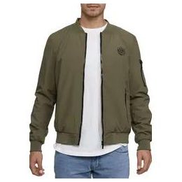 Blouson INDICODE "INBerto", Herren, Gr. L, gr&uuml;n (army), Web, Obermaterial: 100% Polyester, unifarben, regular fit, Jacken Blouson
