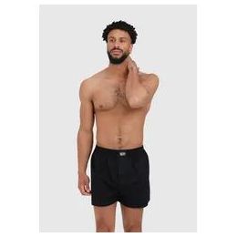 Lousy Livin Underwear Boxershorts LOUSY LIVIN "Plain 5 Pack Boxershorts", Herren, Gr. S, schwarz, 100% Baumwolle, Unterhosen, 5er-Pack mit lockerem Schnitt