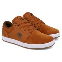 Sneaker DC Shoes "Crisis 2", Herren, Gr. 8,5(41), wei&szlig; (braun, wei&szlig;), Obermaterial:Obermaterial: Leder [Kuh] / Futter: Textil / Au&szlig;ensohle: Gummi;, Schuhe Sneaker