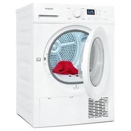 Exquisit W&auml;rmepumpentrockner "TWP1001-030D weiss", Energieeffizienz: D (A-G), wei&szlig;, B:595cm H:850cm T:680cm, Trockner, Digitales Display, Innenbeleuchtung & herausnehmbarer Flusenfilter