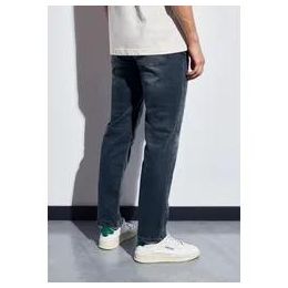 Regular-fit-Jeans Street One MEN, Herren, Gr. 36, L&auml;nge 32, schwarz (blau overdyed schwarz wash), Jeans, 98% Baumwolle, 2% Elasthan, unifarben, lang, Jeans, aus Baumwolle mit Stretchanteil