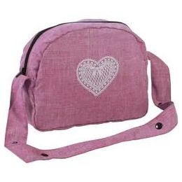 Bayer Chic 2000 Puppen Wickeltasche CHIC2000 "Jeans Grey", pink (jeans pink), Puppenausstattungen, KinderB:29cm H:22cm T:9cm, Polyester, B:29cm H:22cm T:9cm