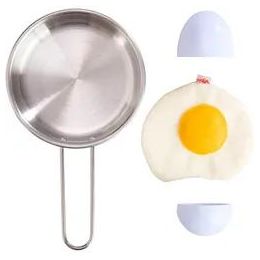 Spiellebensmittel Haba "Creative Play - Spiegelei", bunt, Kaufladensortimente, Kinder, Metall, Polyester