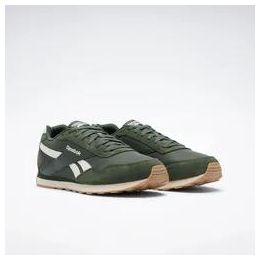 Sneaker Reebok CLASSIC "Reebok GLIDE LOW", Herren, Gr. 41, grit gr&uuml;n, grit gr&uuml;n, chalk, Leder, Synthetik, Textil, Schuhe Sneaker