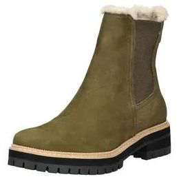 Toms Shoes Stiefelette TOMS "TOMS Stiefelette Leder/Textil", Damen, Gr. 38, olive, Leder, Textil, Schuhe Stiefelette