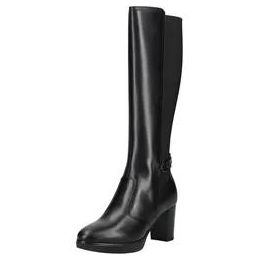 High-Heel-Stiefel Nero Giardini "Nero Giardini Stiefel Leder/Textil", Damen, Gr. 41, schwarz, Leder, Textil, Schuhe
