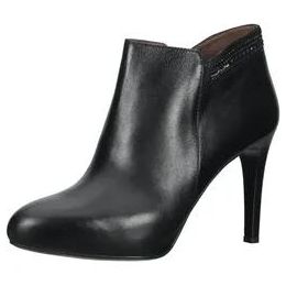 High-Heel-Stiefelette Nero Giardini "Nero Giardini Stiefelette Leder", Damen, Gr. 37, schwarz, Leder, Schuhe