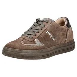 Sneaker Paul Green "Paul Green Sneaker Veloursleder", Damen, Gr. 40, braun, Veloursleder, Schuhe Sneaker