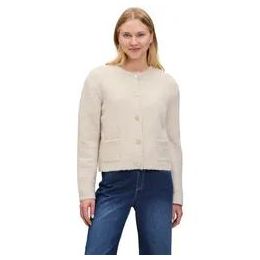 Strickjacke Cartoon "Damen mit Knopfleiste", Damen, Gr. 44, beige, Obermaterial: 93% Polyester, 5% Alpaka, 2% Elasthan, l&auml;ssig geschnitten normal, Rundhals, Strickjacken Strickjacke