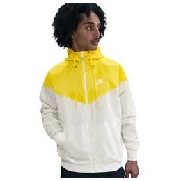Windbreaker Nike SPORTSWEAR "M NK WVN LND WR HD JKT", Herren, Gr. 3XL, sail, lighten, Obermaterial: 100% Polyester, normal, Jacken Windbreaker, mit Mesh-Futter, leichtes Material, mit Rei&szlig;verschluss