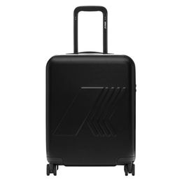 K-way Koffer - Eudoxie Logo Matte Black Eudoxie Logo Trolley - Gr. unisize - in Schwarz - f&uuml;r Damen