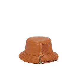 Loewe Caps & M&uuml;tzen - Leather Fisherman Hat - Gr. 57 - in Orange - f&uuml;r Damen