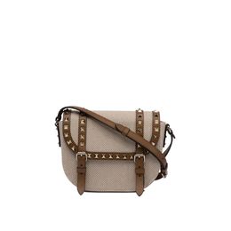 Valentino Garavani Hobo Bags - "Rockstud" Shoulder Bag - Gr. unisize - in Braun - f&uuml;r Damen