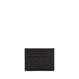 Bottega Veneta Portemonnaies - Small Interlaced Card Holder - Gr. unisize - in Schwarz - f&uuml;r Damen