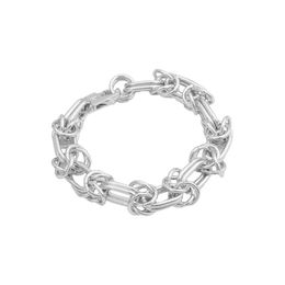 Federica Tosi Armband - Cecile Chain Bracelet With Interwoven Design And P - Gr. ONE SIZE - in Mehrfarbig - f&uuml;r Damen