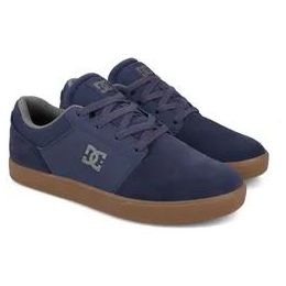 Schn&uuml;rschuh DC Shoes "Crisis 2", Herren, Gr. 6(38), navy, grau, gum, Obermaterial:Obermaterial: Leder [Kuh] / Futter: Textil / Au&szlig;ensohle: Gummi;, Schuhe Schn&uuml;rschuh