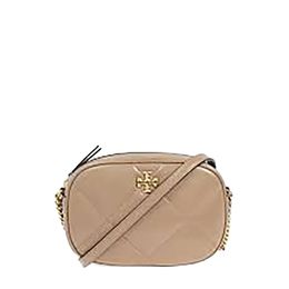 Tory Burch Hobo Bags - Kira Diamond Quilt Camera Bag - Gr. unisize - in Rosa - f&uuml;r Damen