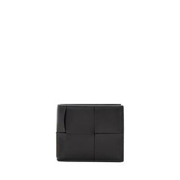 Bottega Veneta Portemonnaies - Intrecciato Leather Billfold Wallet - Gr. unisize - in Schwarz - f&uuml;r Damen