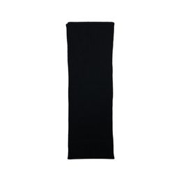 Kangra T&uuml;cher & Schals - Fine Ribbed Wool Scarf With Rectangular Design - Gr. unisize - in Schwarz - f&uuml;r Damen