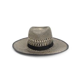 MAISON MICHEL Caps & M&uuml;tzen - Wide Brim Brisa Hat With Structured Crown - Gr. S - in Grau - f&uuml;r Damen