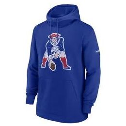 Kapuzenpullover Nike "Nike Hoodie New England Patriots Nike", Damen, Gr. L, blau, 82% Baumwolle, 18% Polyester, Pullover Kapuzenpullover