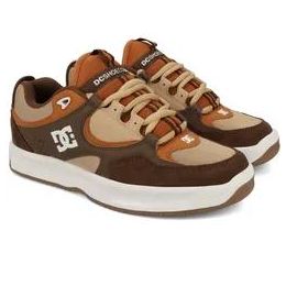 Skateschuh DC Shoes "Kalynx Zero", Herren, Gr. 9(42), wei&szlig; (braun, tan, sanftes wei&szlig;), Obermaterial:Obermaterial: Leder (Kuh) / Futter: Textil / Au&szlig;ensohle: Gummi;, Schuhe