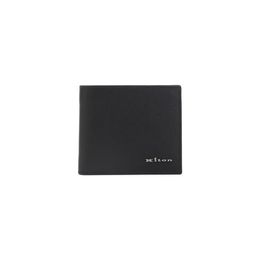 Kiton Portemonnaies - Calf Leather Wallet With Refined Texture - Gr. unisize - in Schwarz - f&uuml;r Damen